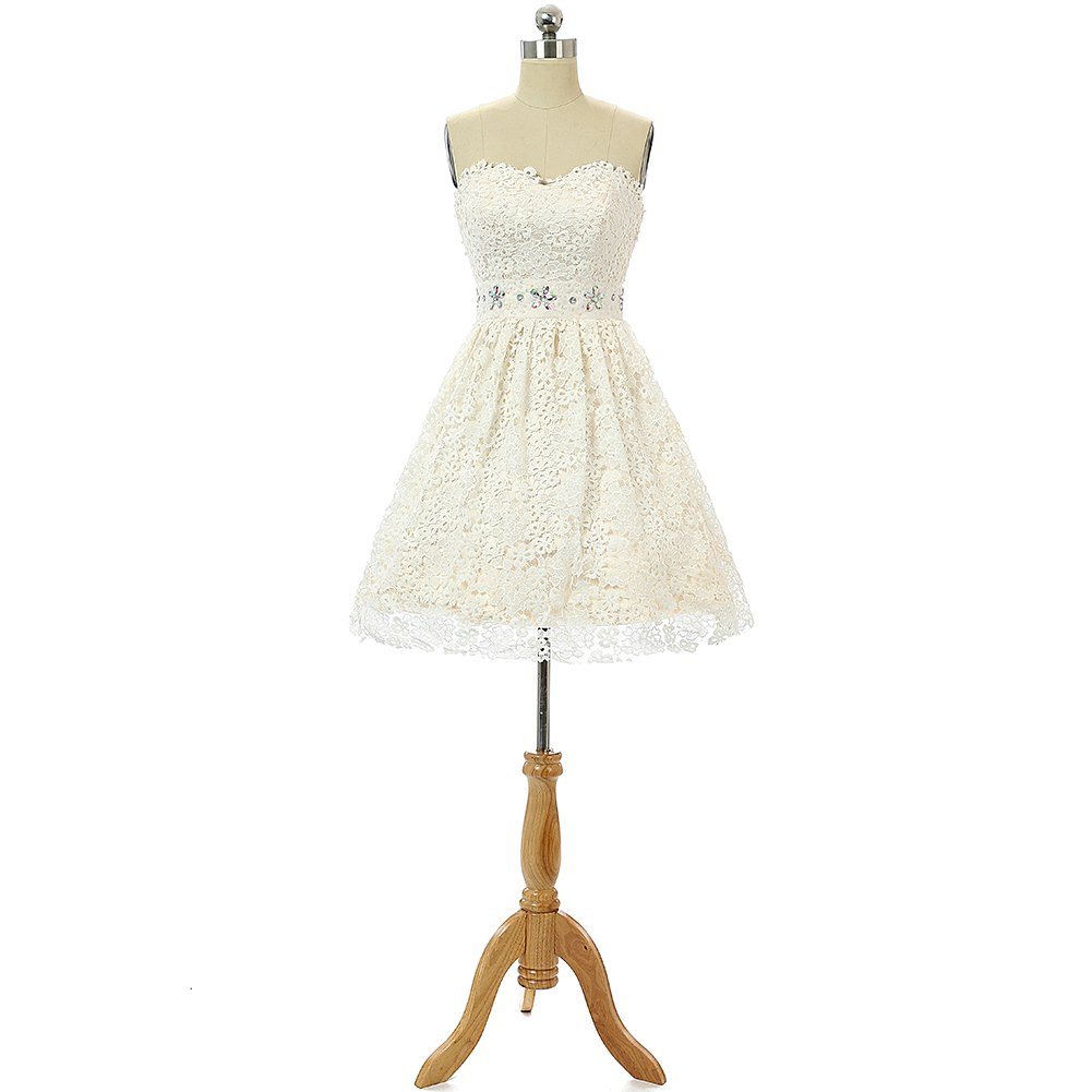 Sweetheart Homecoming Dresses,short Lace Prom Dress,mini Graduation ...