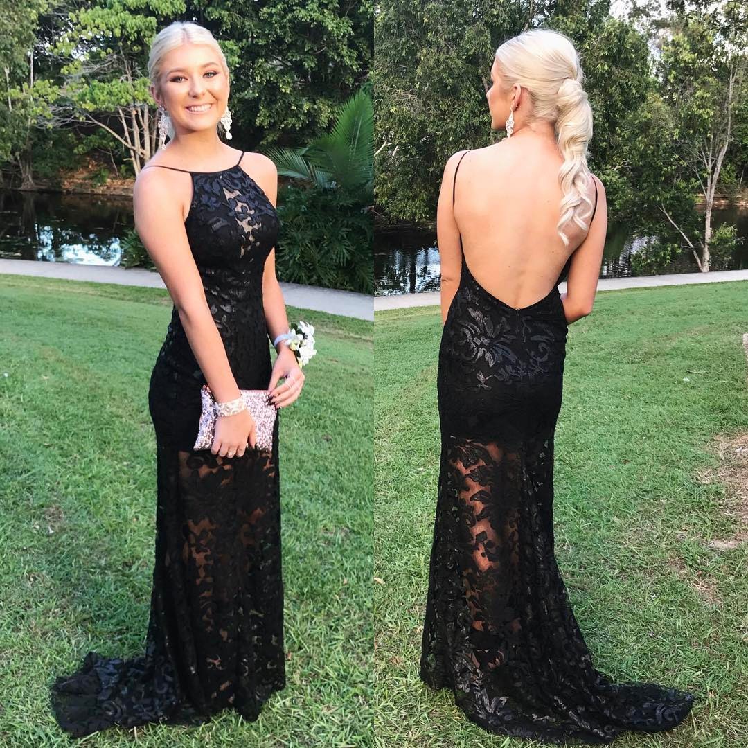 Sexy Open Back Mermaid Prom Dress,lace Prom Dress,evening Dresses 2018 ...